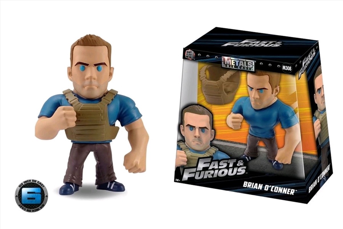 The Fast and the Furious - Brian with SWAT Gear 6" Metals, Figurines ...