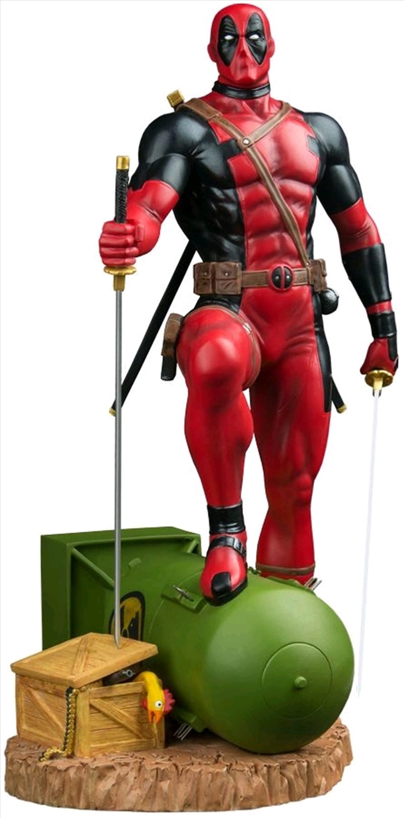 Deadpool - Deadpool on Atom Bomb 1:6 Scale Statue, Figurines & Statues ...