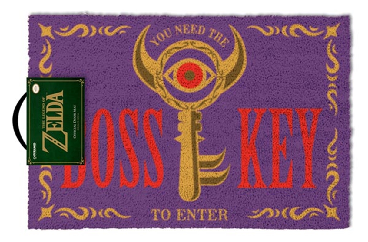 The Legend Of Zelda - Boss Key Doormat, Merchandise | Sanity