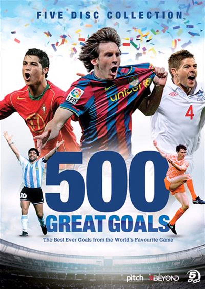 Buy 500 Great Goals Collector's Gift Set DVD Online | Sanity