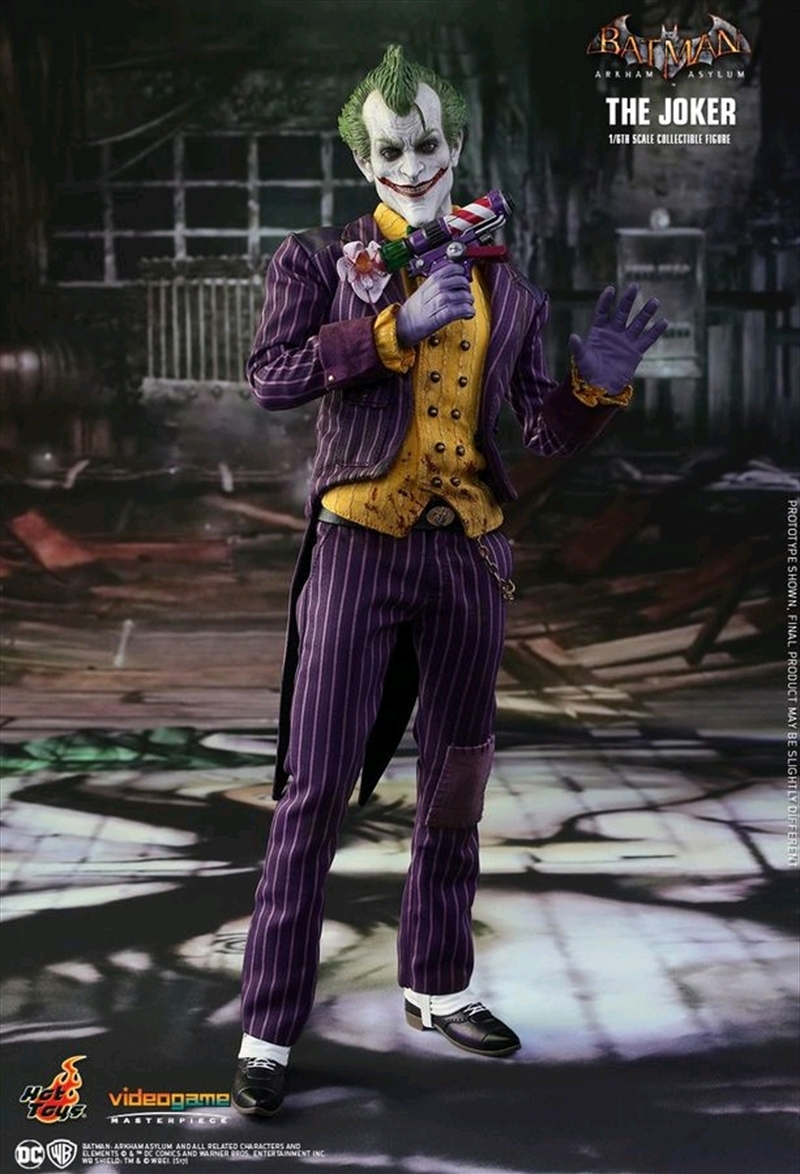 Buy Batman: Arkham Asylum - Joker 12" 1:6 Scale Action Figure Online ...