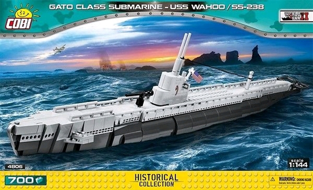 World War II - 670 piece Gato Class Submarine USS Wahoo /SS-238, Cobi ...
