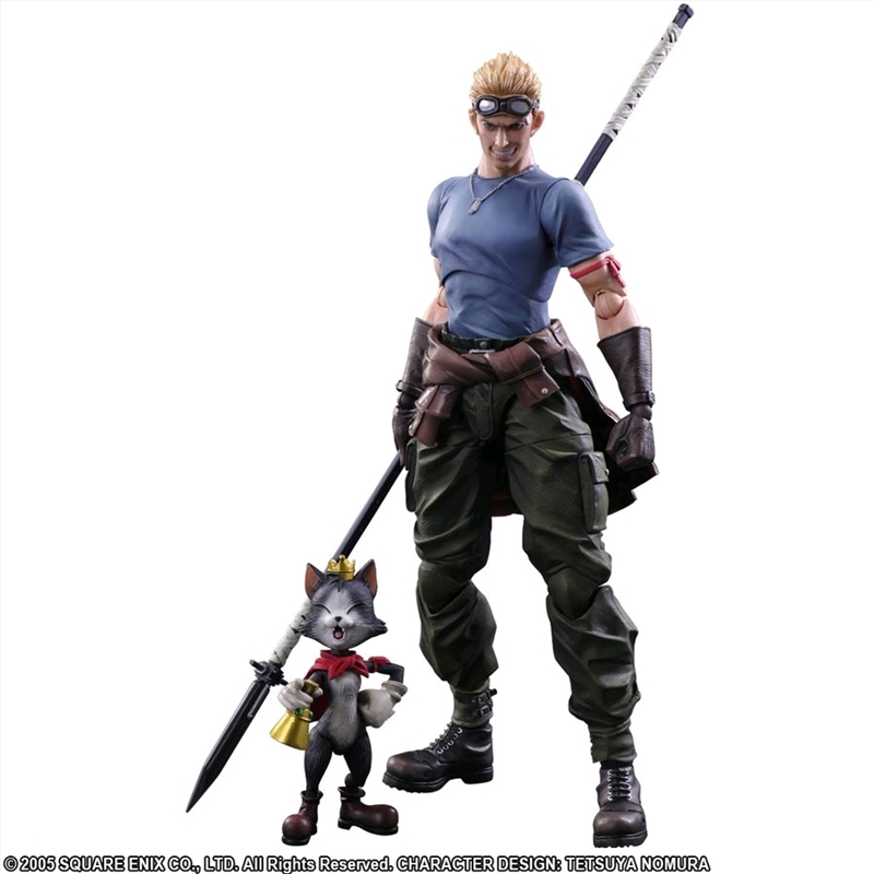 Final Fantasy VII - Cid Highwind & Cait Sith Play Arts Action Figure ...