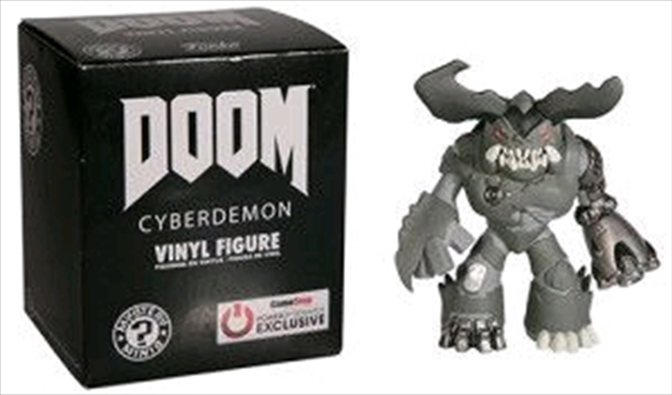 Doom - Cyberdemon Black & White US Exclusive Mystery Mini (Single Unit ...