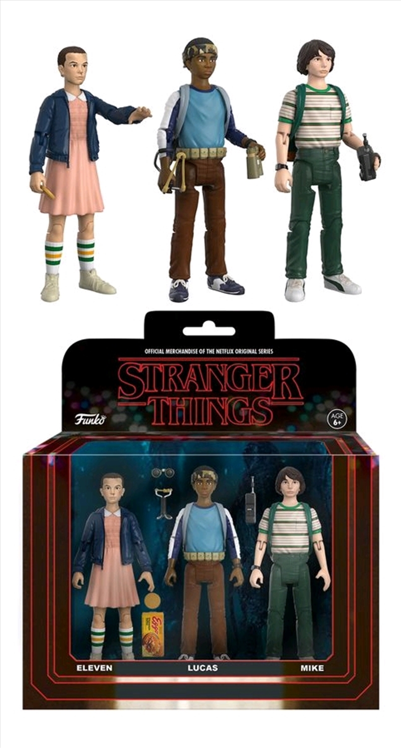 Buy Stranger Things - Action Figure 3-Pack #1 Online | Sanity
