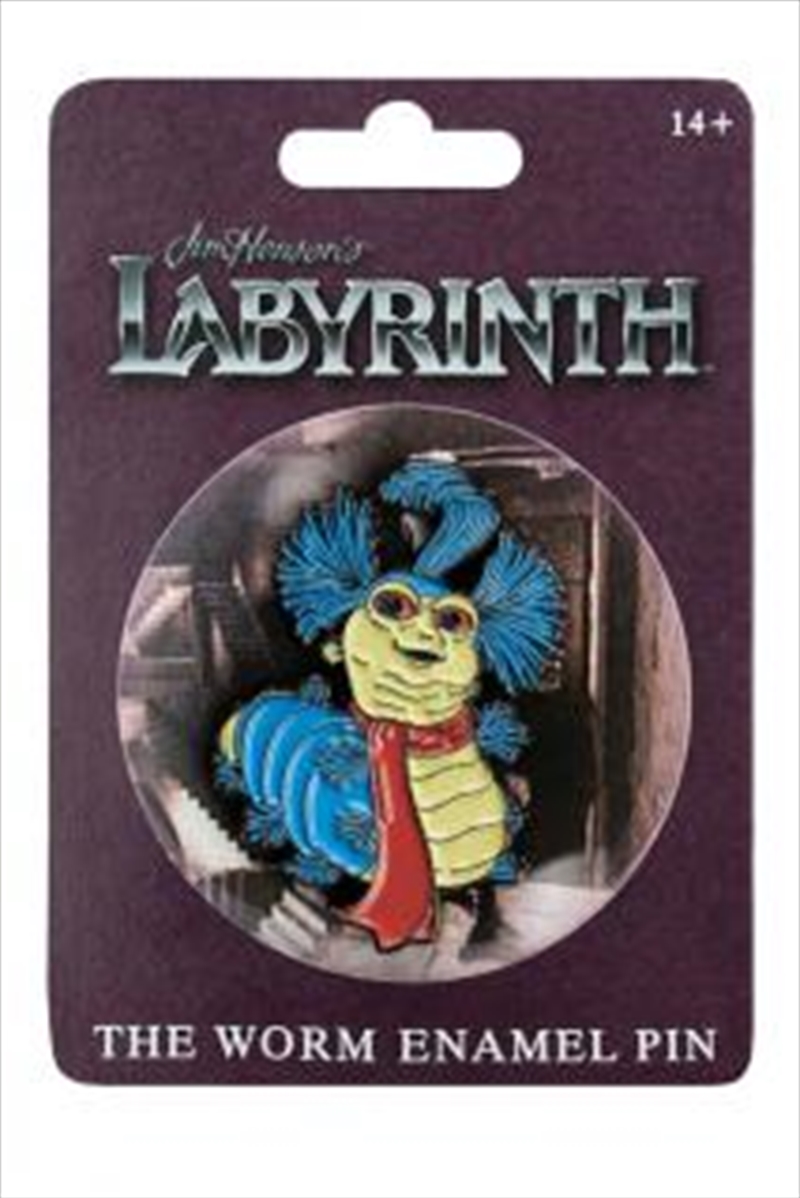Buy the Labyrinth: Worm Enamel Pin in Badges | Sanity