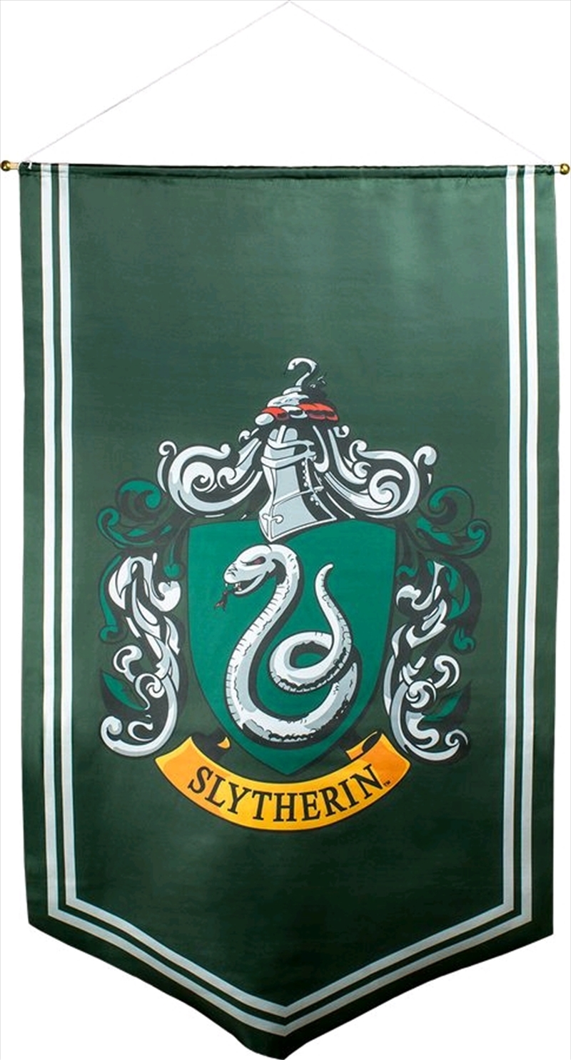 Buy Harry Potter - Slytherin Satin Banner in Merchandise | Sanity