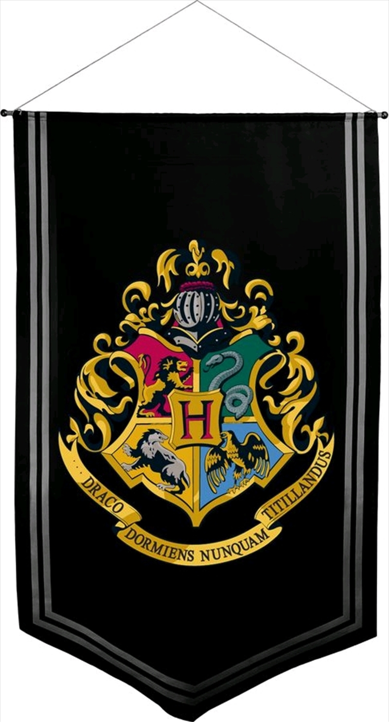 Buy Harry Potter - Hogwarts Satin Banner in Merchandise | Sanity