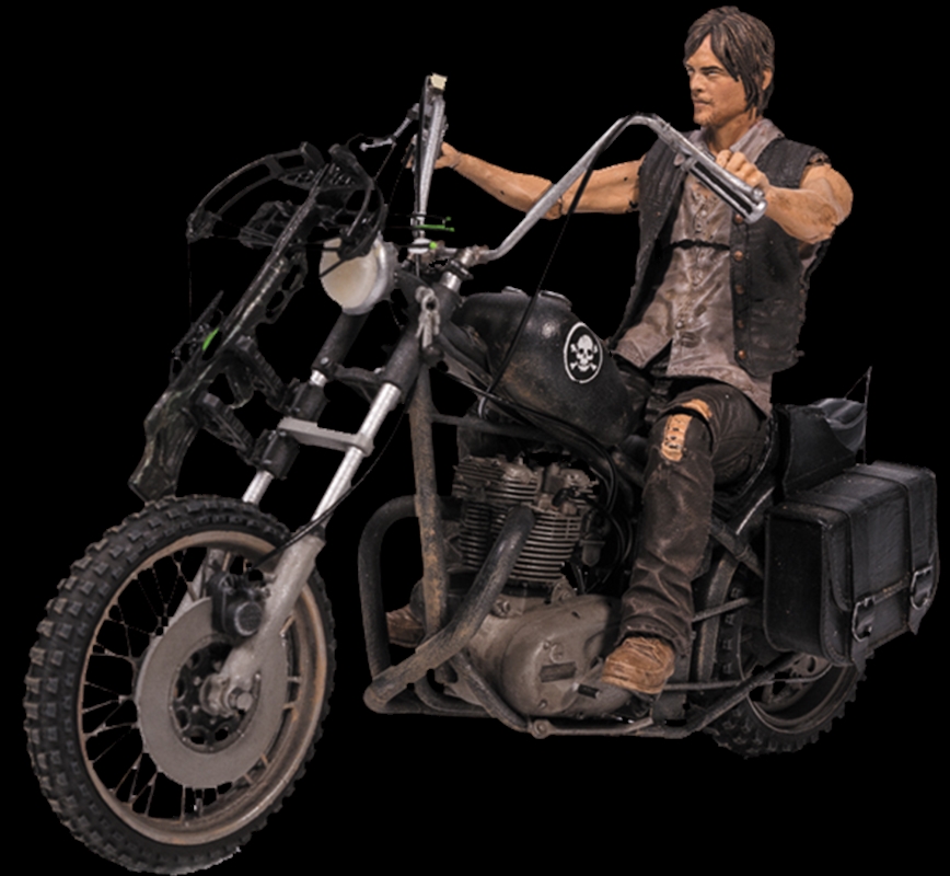 The Walking Dead - Daryl Dixon with Chopper Action Figure Set ...
