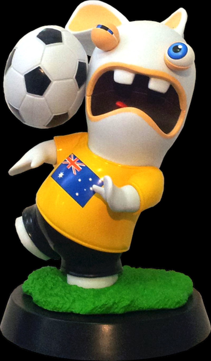 Buy Rabbids - Raving Rabbids Invade Football 7" Statue Online | Sanity