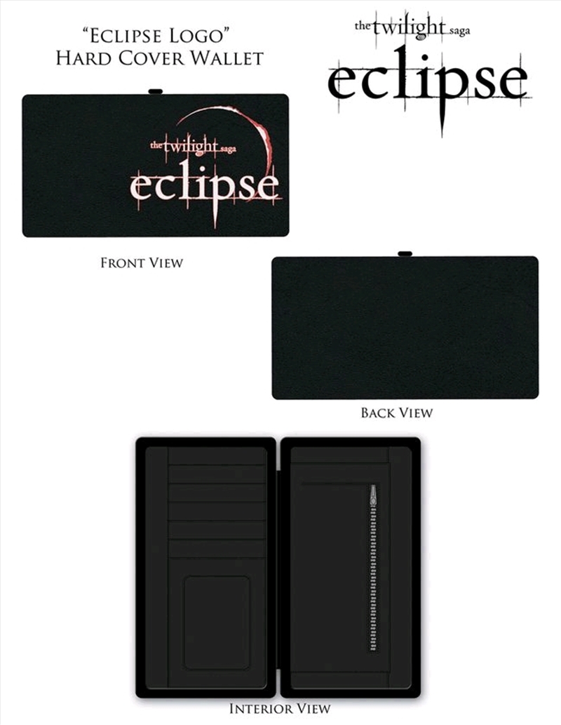 Buy The Twilight Saga: Eclipse - Wallet Hard Cover The Twilight Saga: Eclipse Logo Online | Sanity