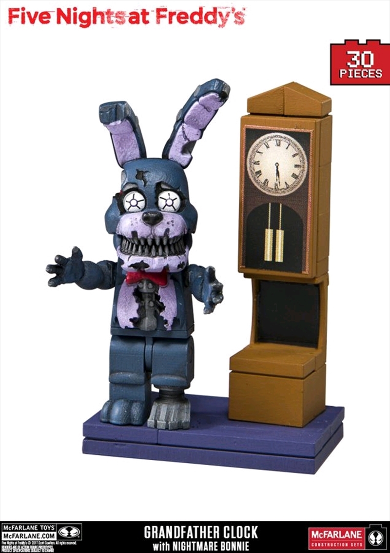 Buy Five Nights at Freddy's - Grandfather Clock Micro Construction Set ...