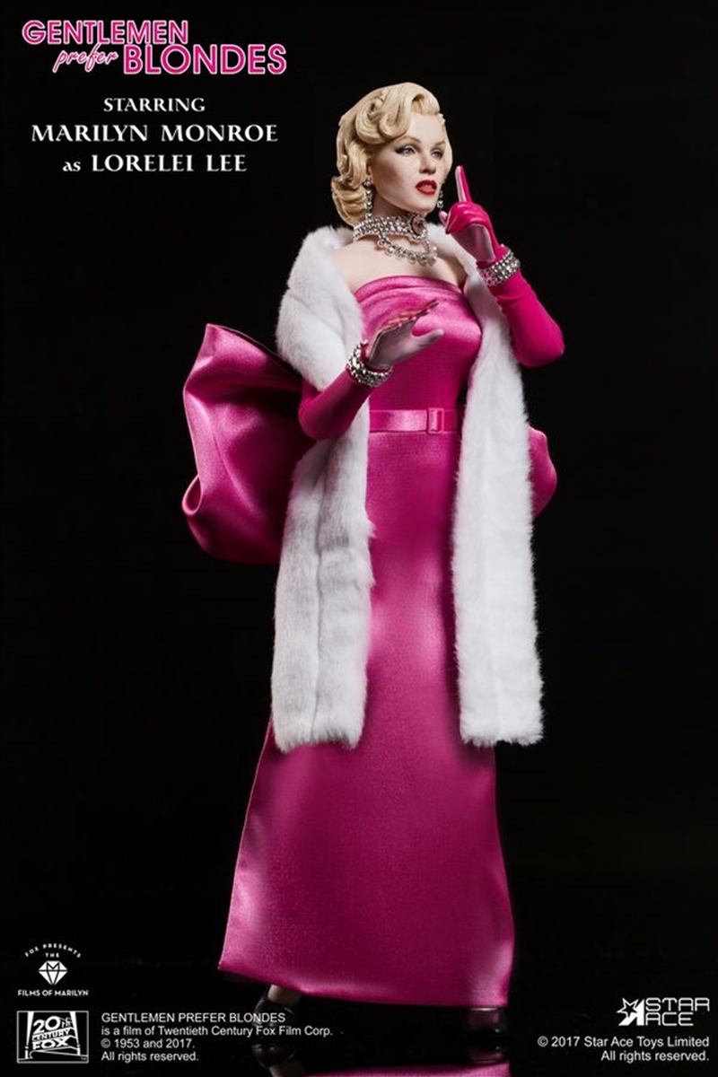 Marilyn Monroe - Pink Dress 12" 1:6 Scale Action Figure, Figurines ...