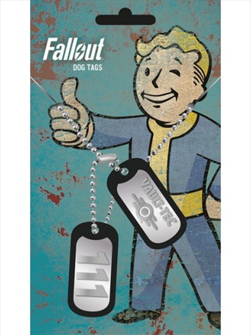 Fallout 4 Vault Tec Dog Tags | Sanity