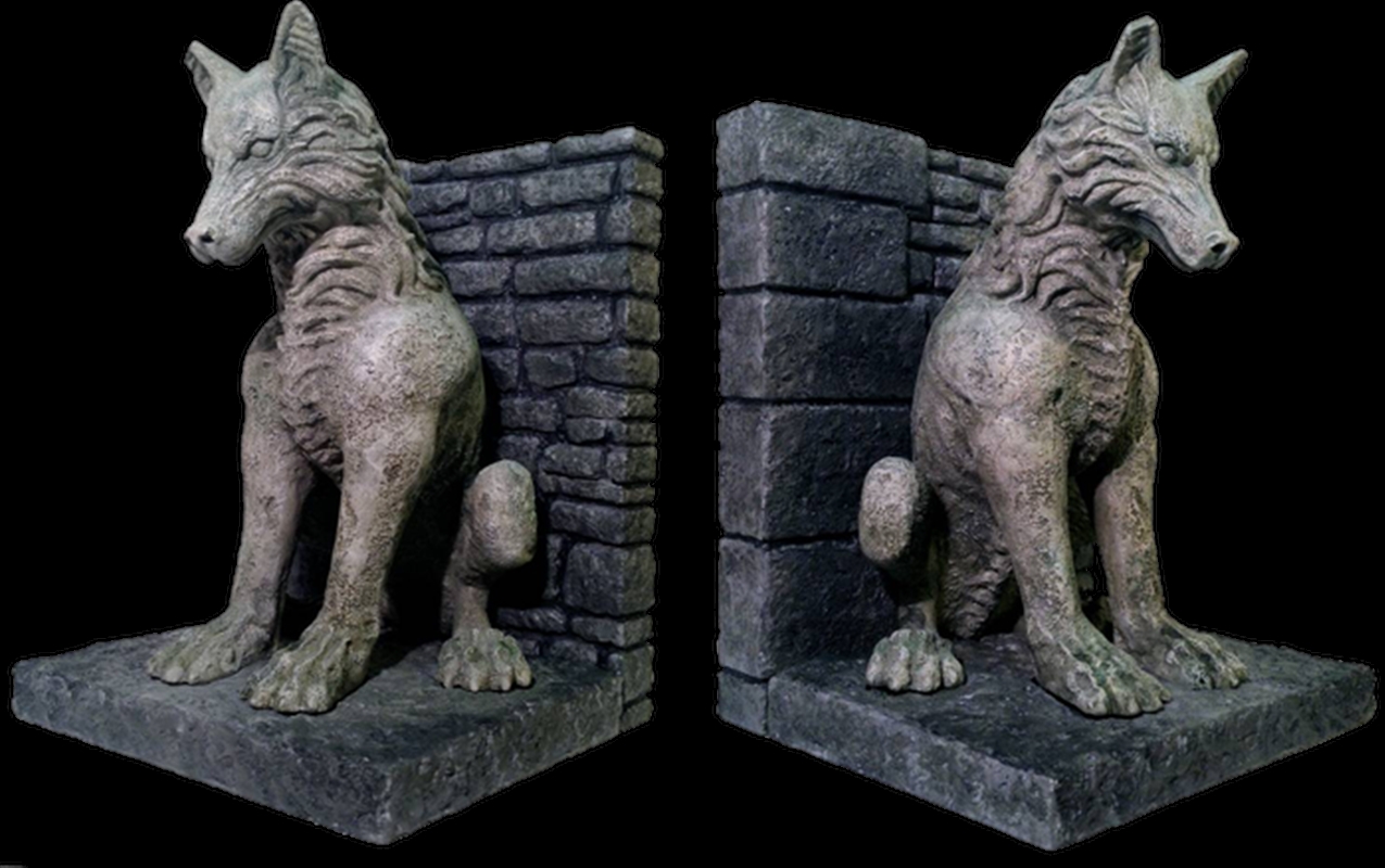 Buy Game of Thrones - Dire Wolf Crypt Totem Bookends Online | Sanity