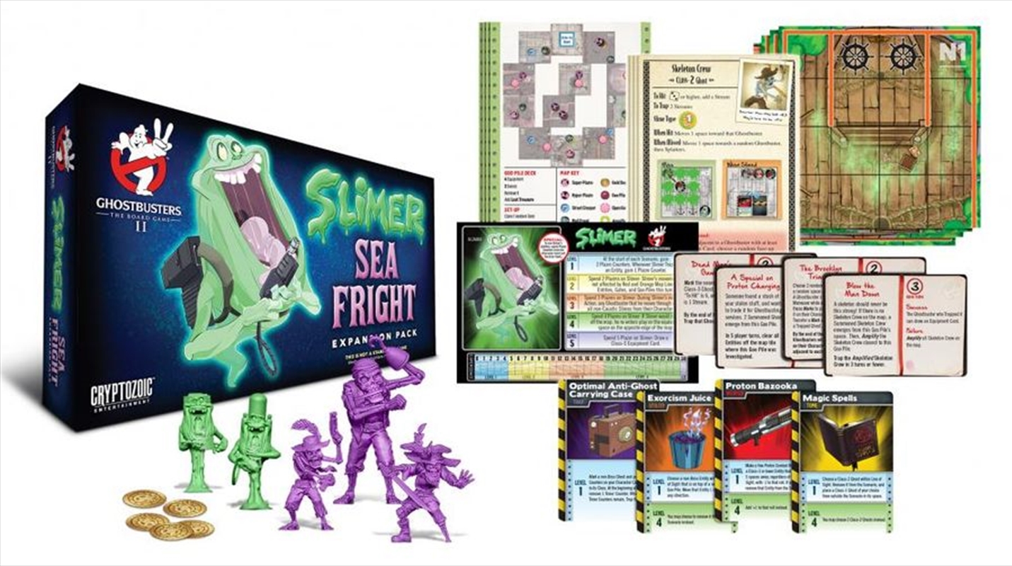 Buy Ghostbusters - Board Game #2 Slimer Sea Fright Expansion, Board ...
