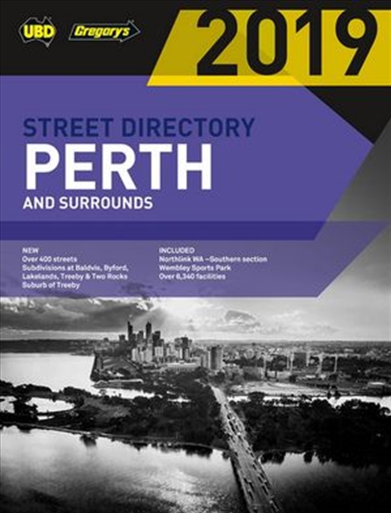 Buy Perth Street Directory 2019 61st ed by Ubd Gregorys, Books | Sanity