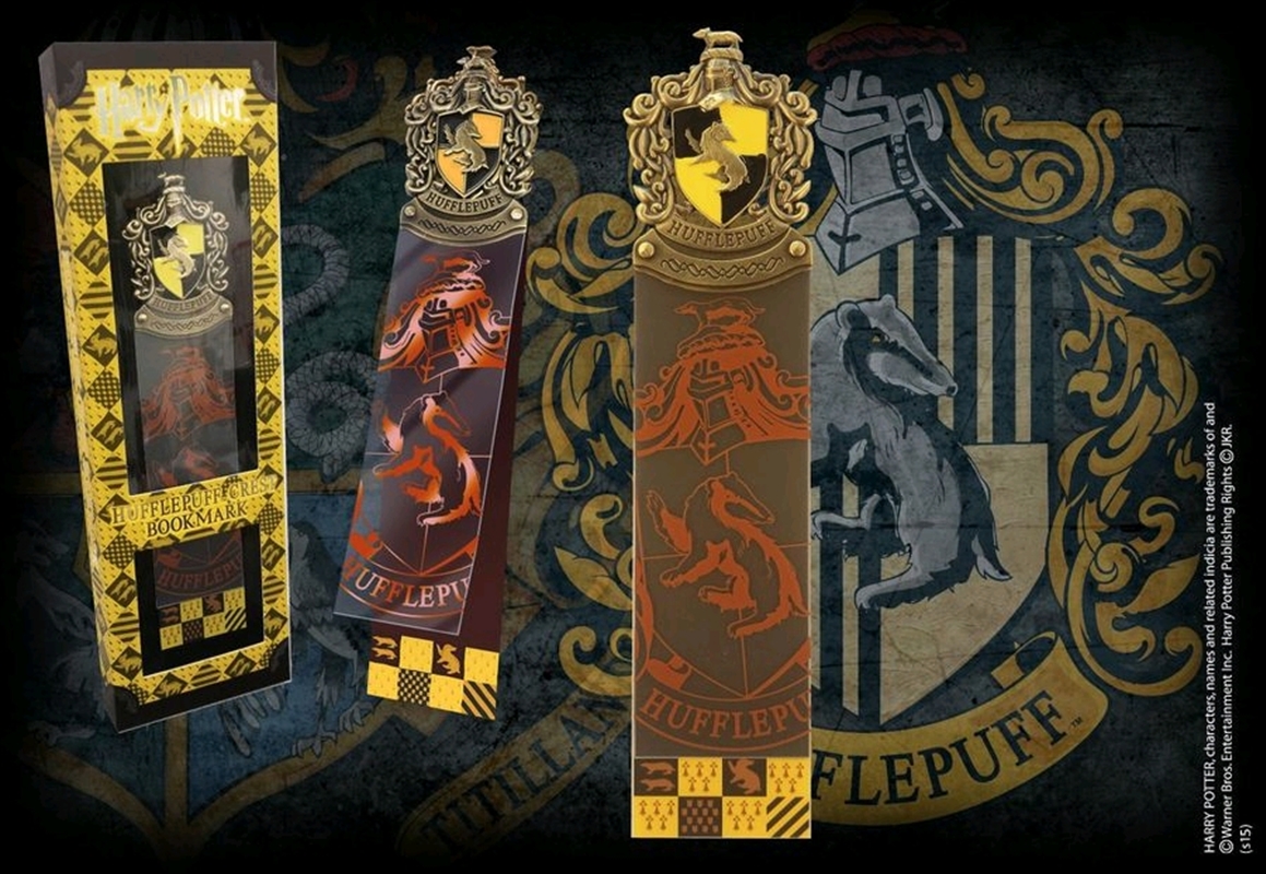 Harry Potter - Hufflepuff Crest Bookmark Stationery, Merchandise | Sanity