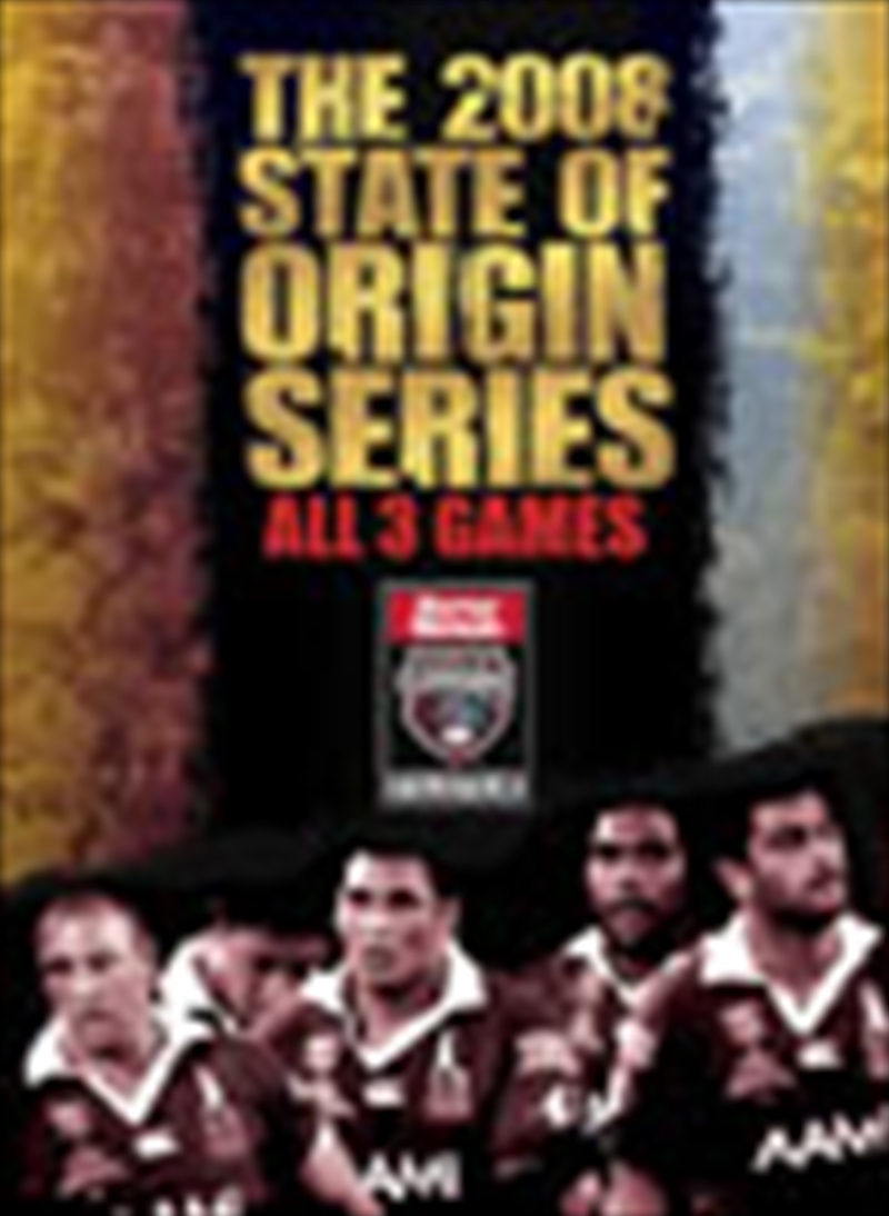 Buy State Of Origin 2008 - All 3 Games DVD Online | Sanity