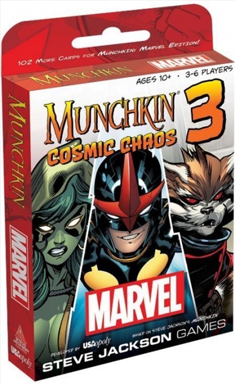 Buy Munchkin Marvel Cosmic Chaos, Card Game | Sanity