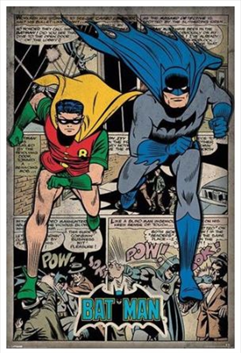 Buy DC Comics - Batman Comic Montage Poster Online | Sanity