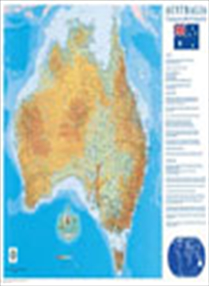 Buy Australia Map Poster Online | Sanity
