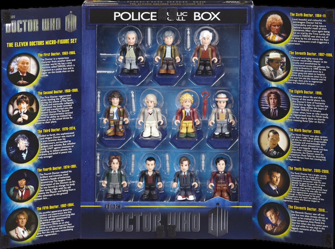 Buy Doctor Who - Character Building 11 Doctors 50th Anniversary Mini ...