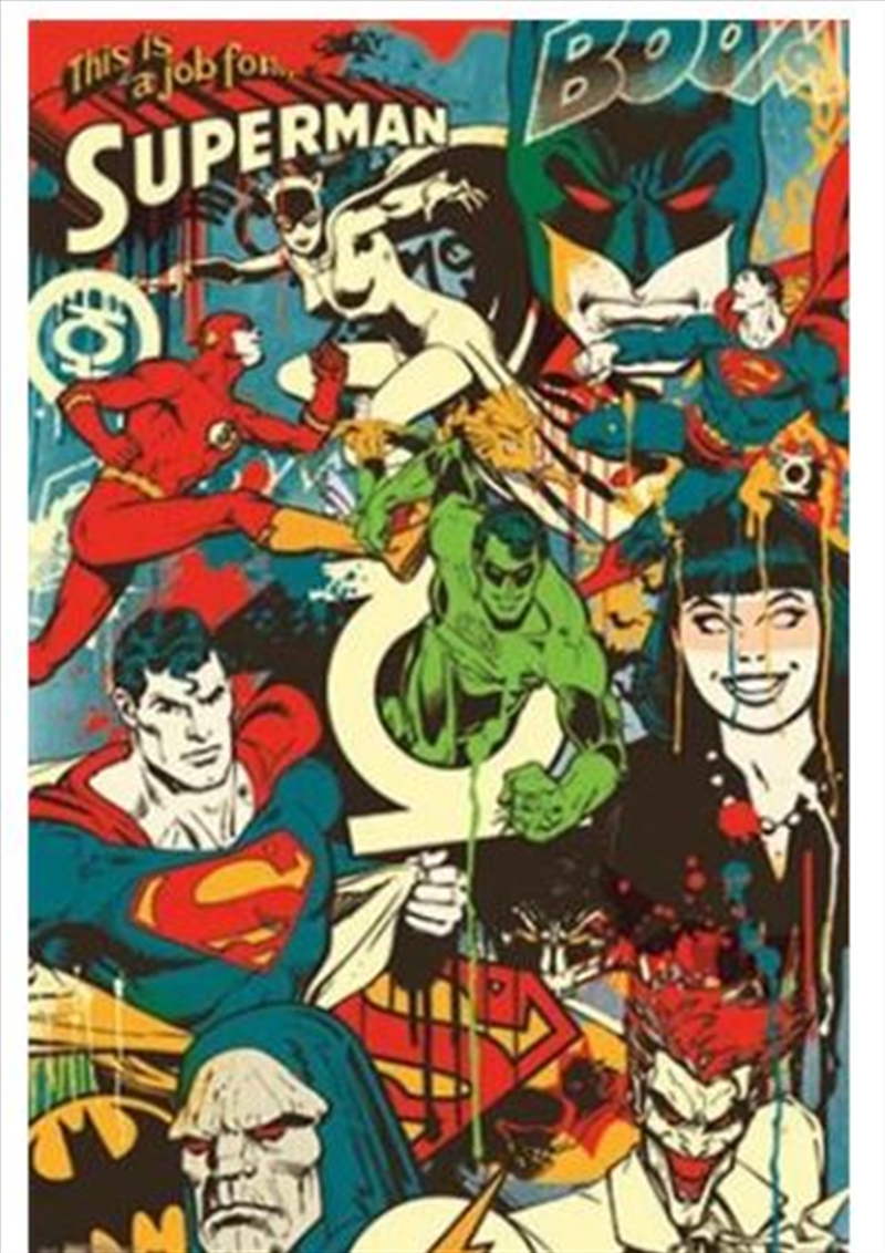 Buy Dc Comics Throwback Poster in Posters | Sanity