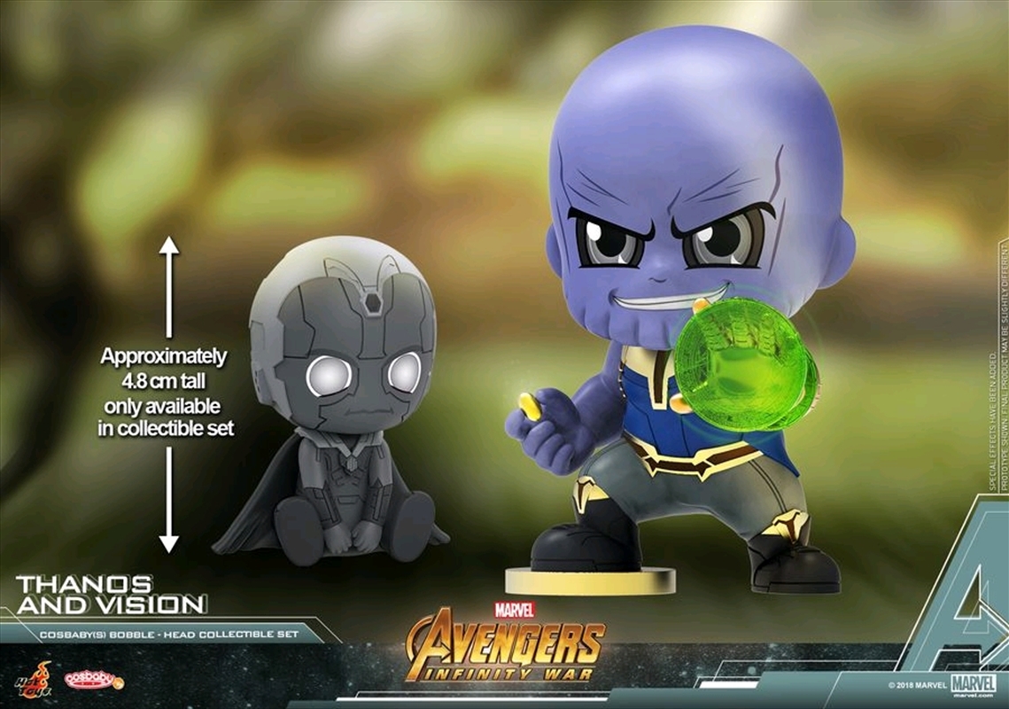 Buy Avengers 3 - Thanos & Vision Cosbaby Set in Merchandise | Sanity