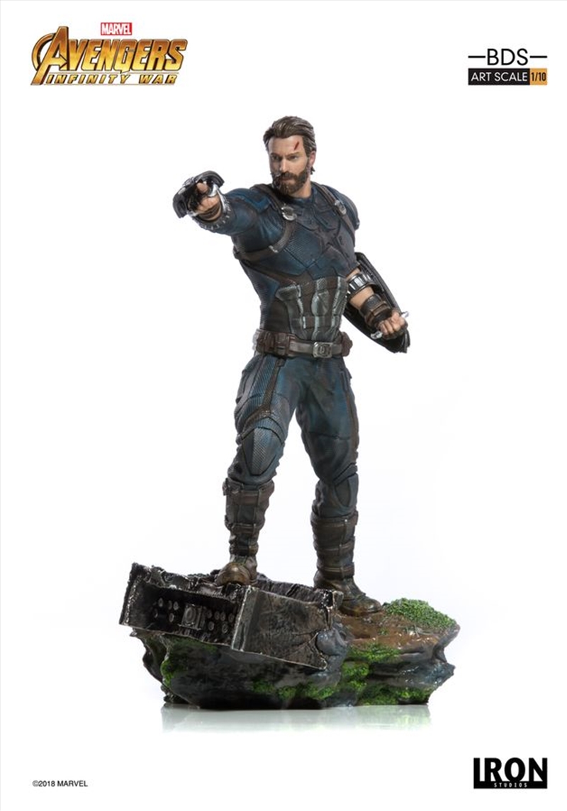 Buy Avengers 3: Infinity War - Captain America 1:10 Scale Statue in ...