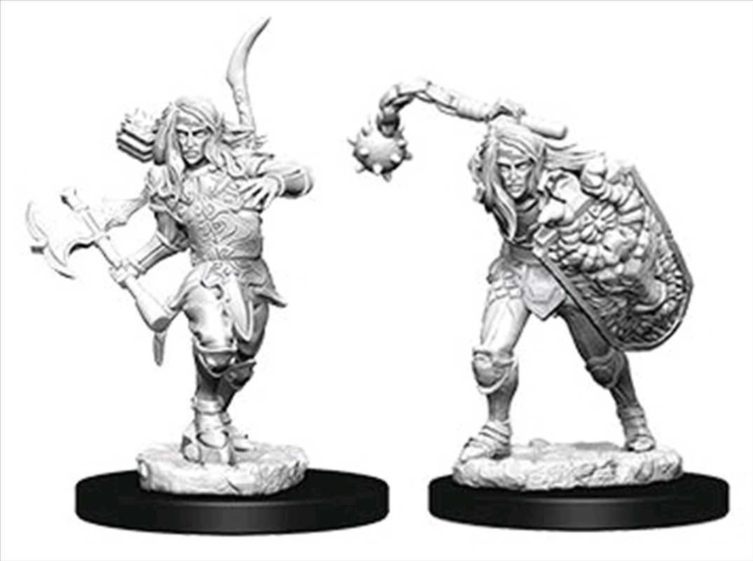 Pathfinder - Deep Cuts Unpainted Miniatures: Elf Male Fighter #2, RPG ...