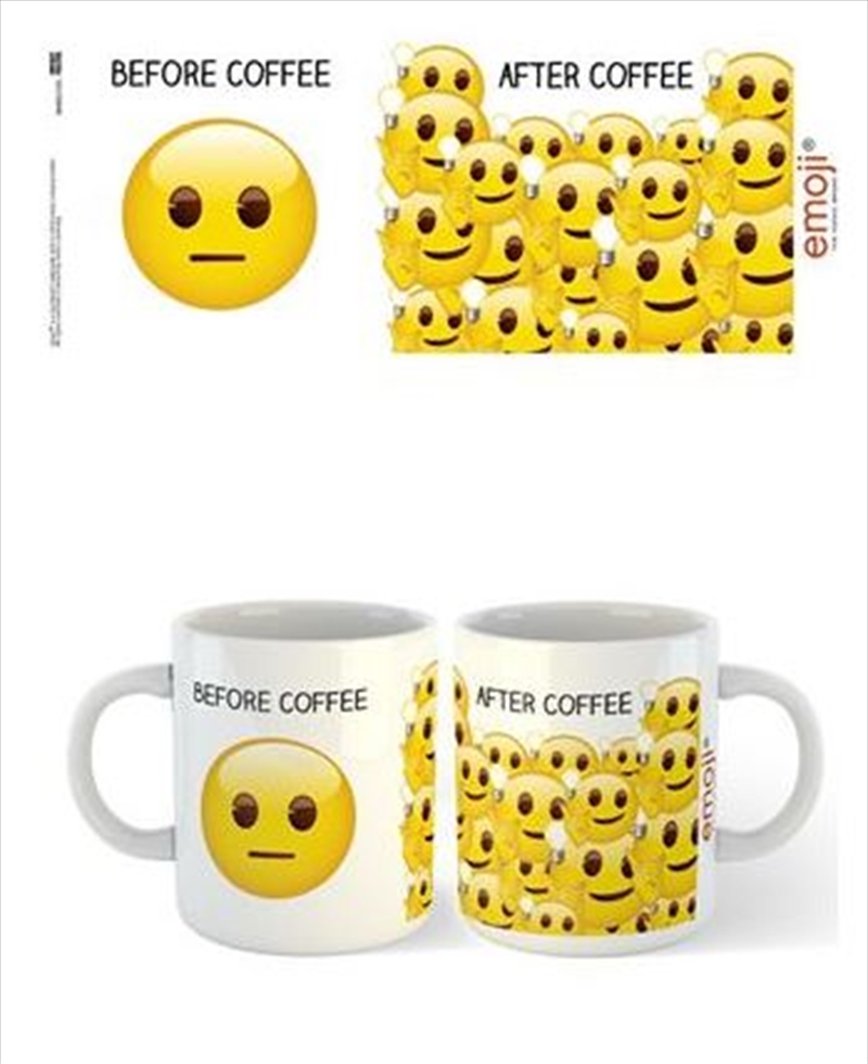 Buy emoji - Before And After Mug, Emoji Drinkware | Sanity