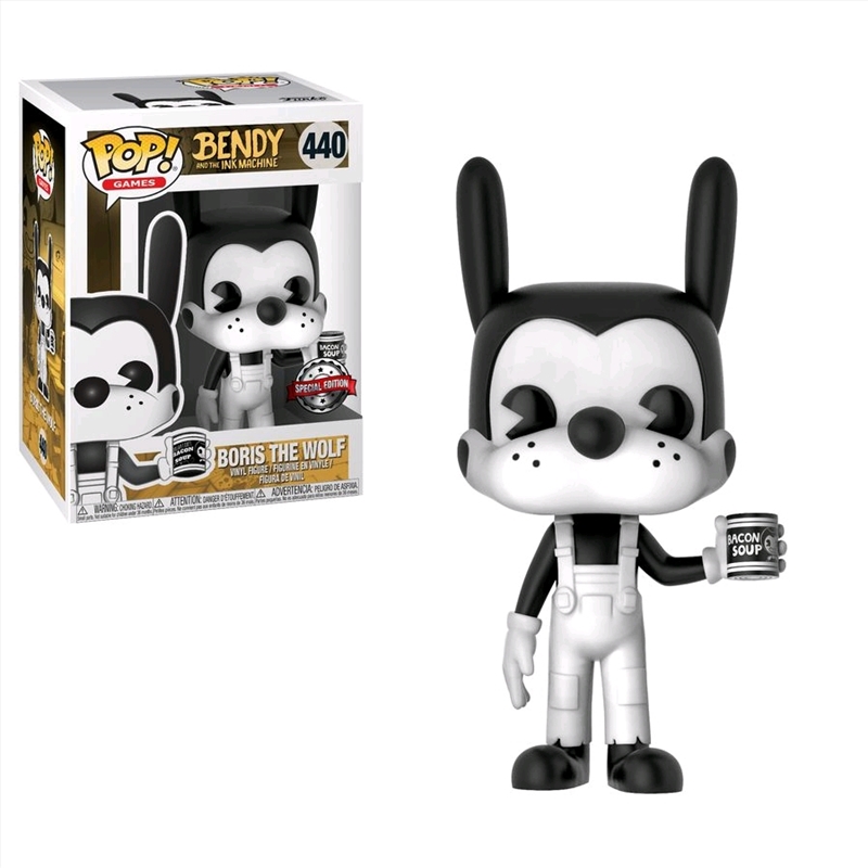 Buy Bendy & the Ink Machine - Boris with Beans in Pop Vinyl | Sanity