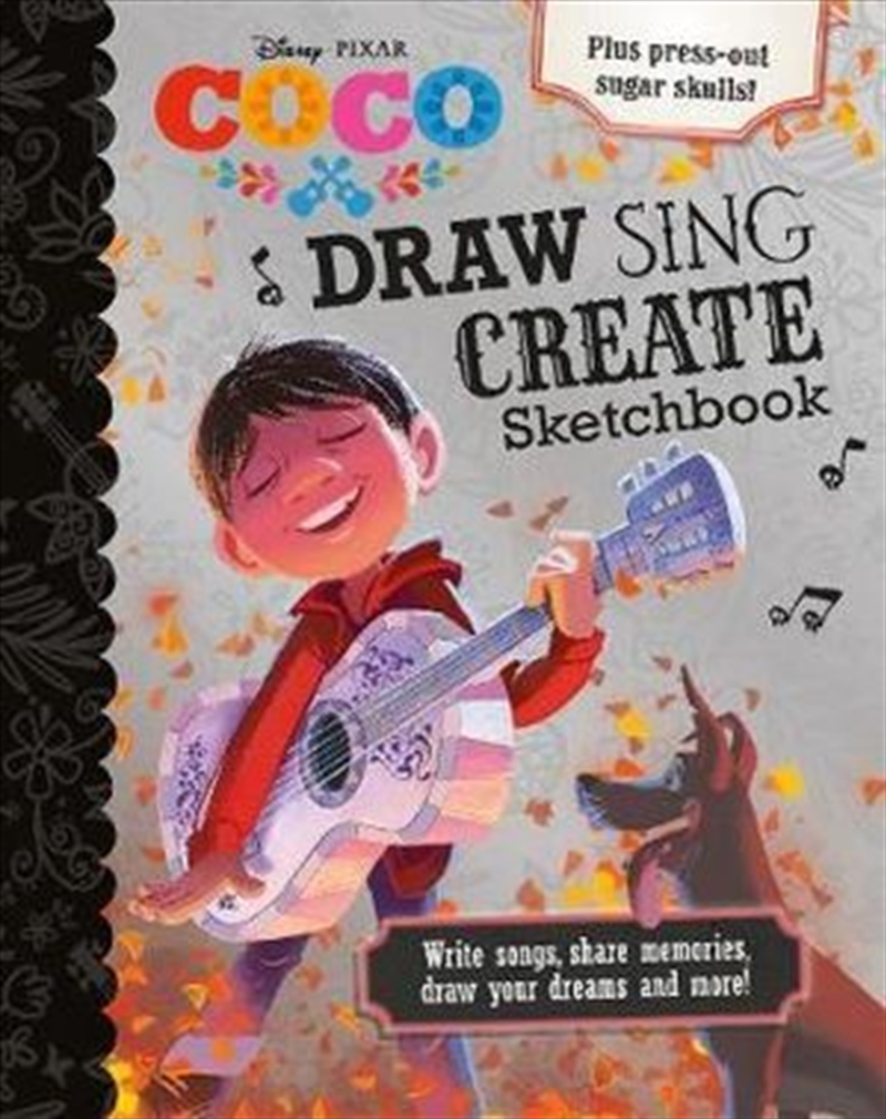 Buy Disney Pixar Coco Draw, Sing, Create Sketchbook Write Songs, Share ...
