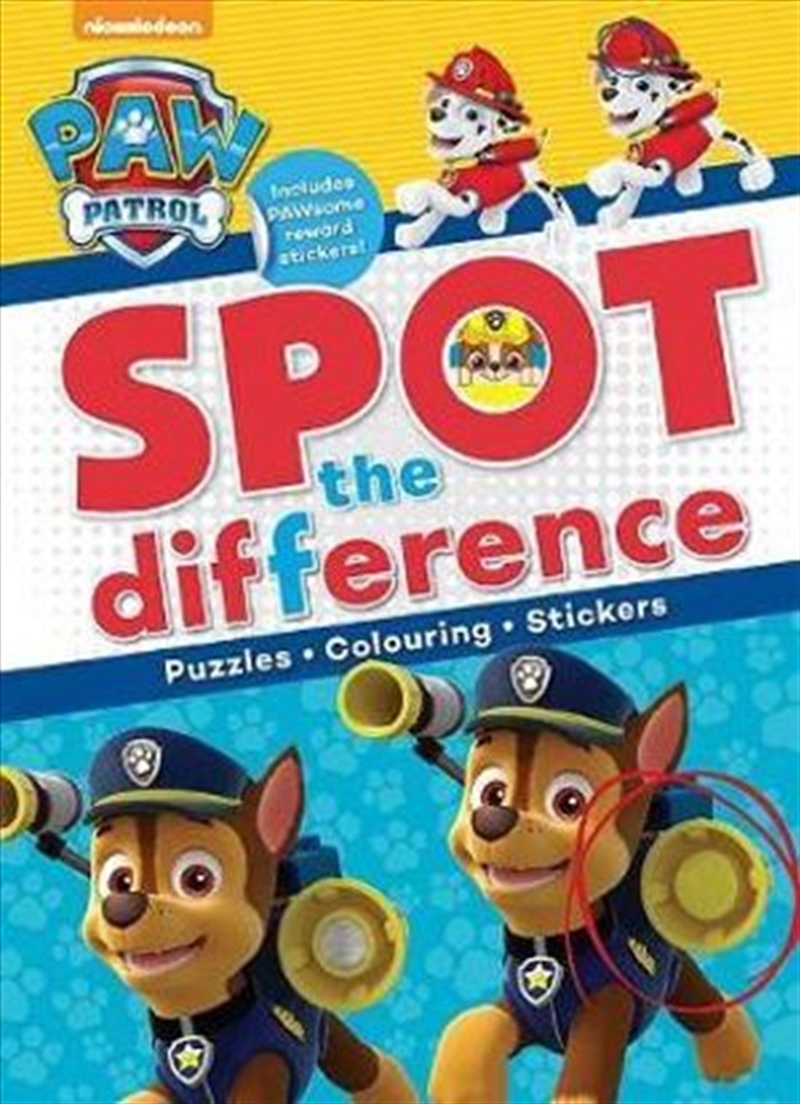 Buy Nickelodeon PAW Patrol Spot the Difference by Lake Press, Books ...