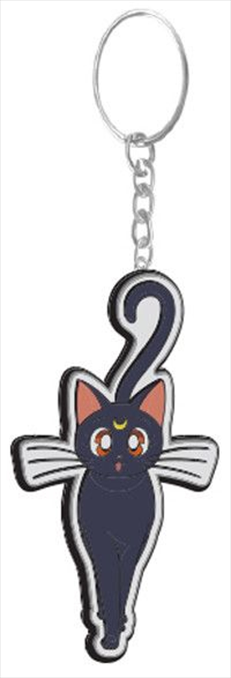 Buy Sailor Moon Keyring Luna PVC Online | Sanity