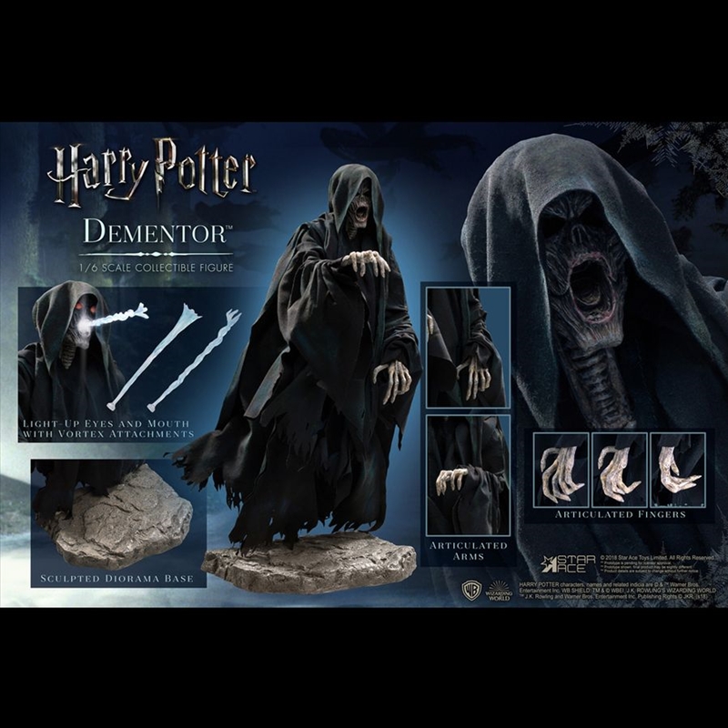 Buy Harry Potter - Dementor Deluxe 12" 1:6 Scale Action Figure in ...
