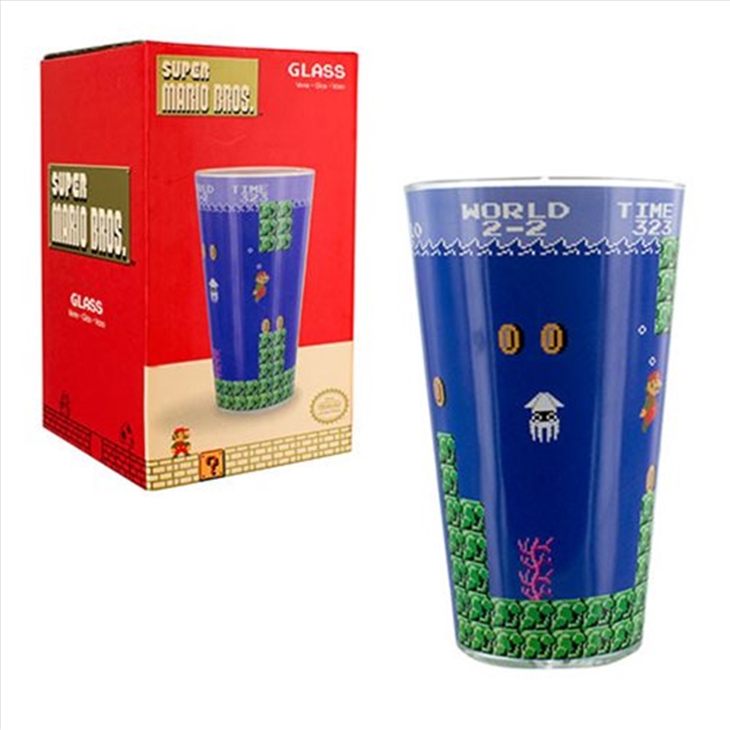 Buy Super Mario Glass, Super Mario Drinkware | Sanity