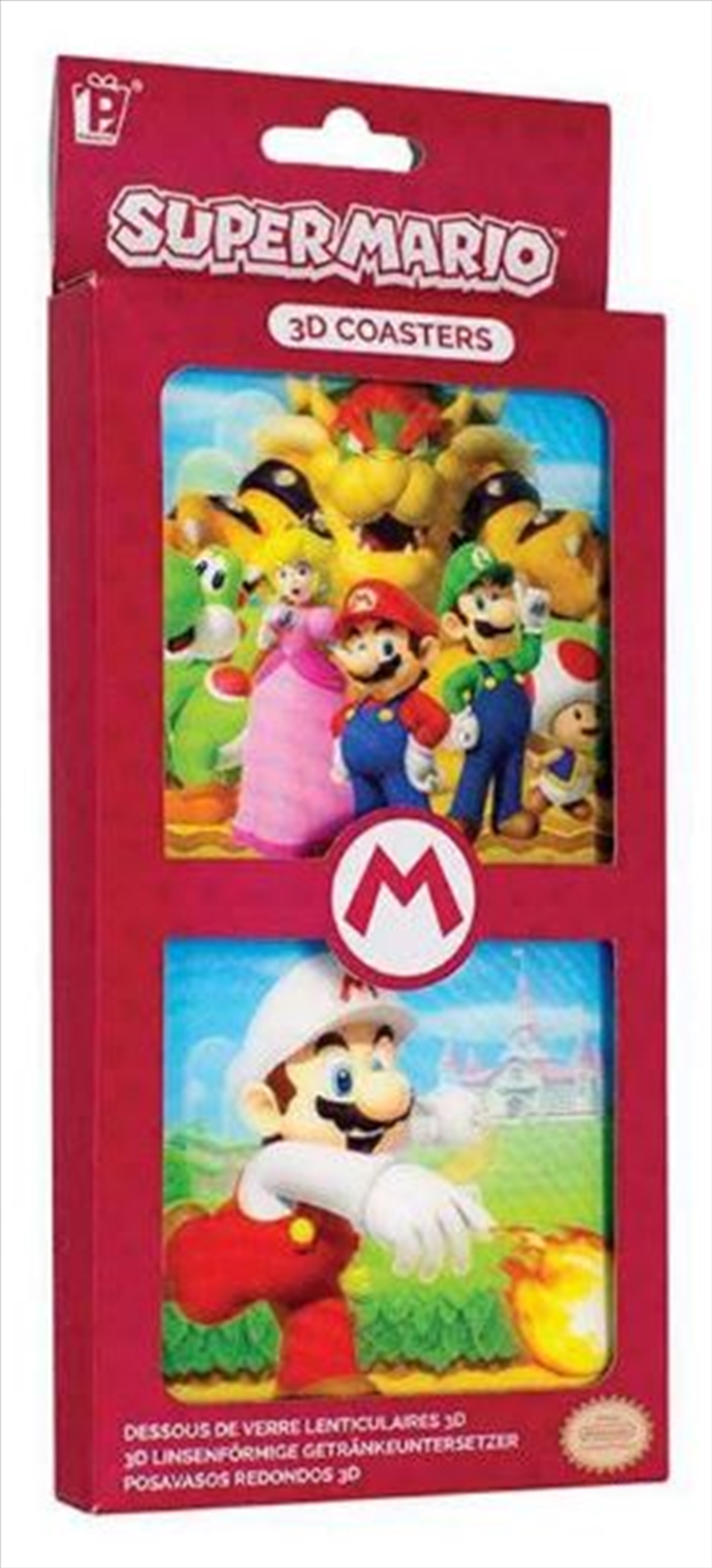 Buy Super Mario 3D Coasters, Super Mario Drinkware | Sanity