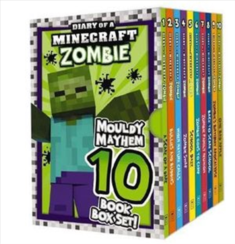 Buy Diary of a Minecraft Zombie: Mouldy Mayhem 10 Book Box Set! by ...