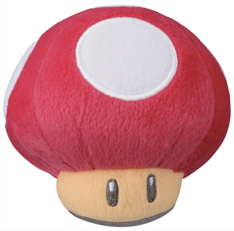 Buy Super Mario Bros 30th Anniversary Mushroom Plush 5' Online | Sanity