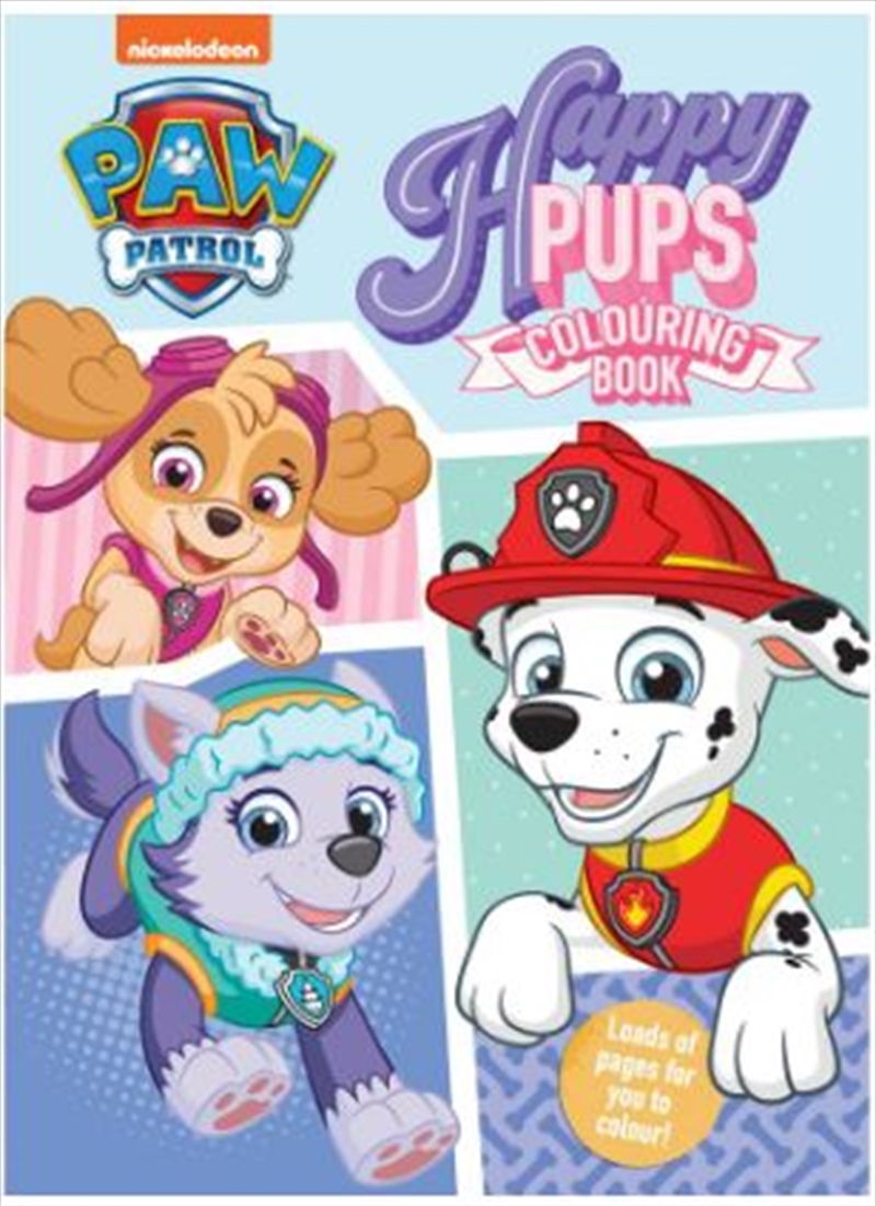 Buy PAW Patrol Happy Pups Colouring Book by Lake Press, Books | Sanity