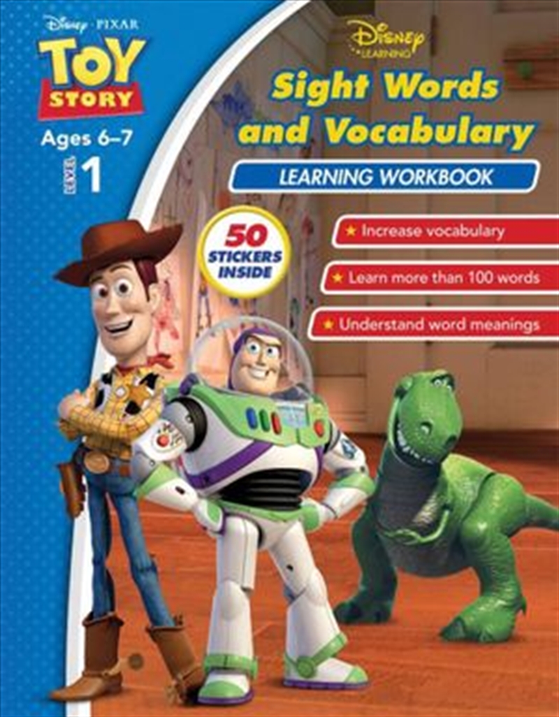 Buy Disney Toy Story: Sight Words and Vocabulary Learning Workbook ...