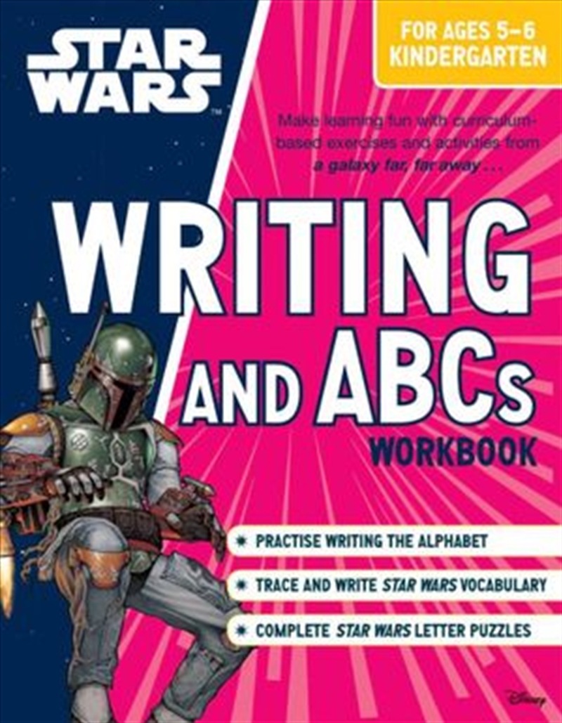 Buy Star Wars Workbook: Writing and ABCs (Kindergarten) by Scholastic ...