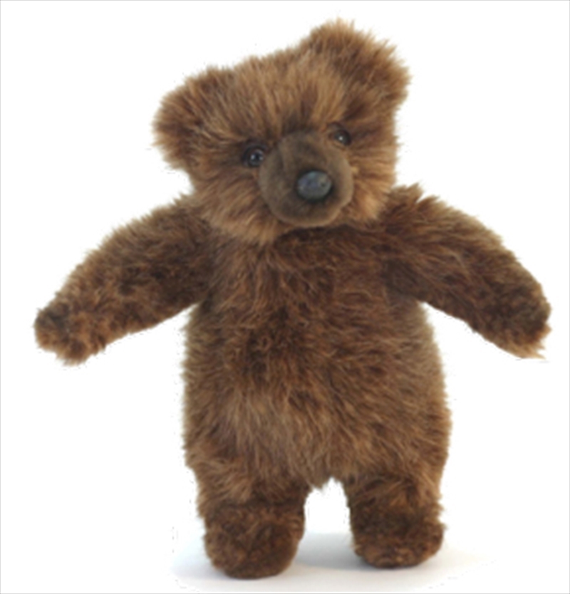Buy Brown Bear Cub Stand Mini Plush in Plush Toys | Sanity