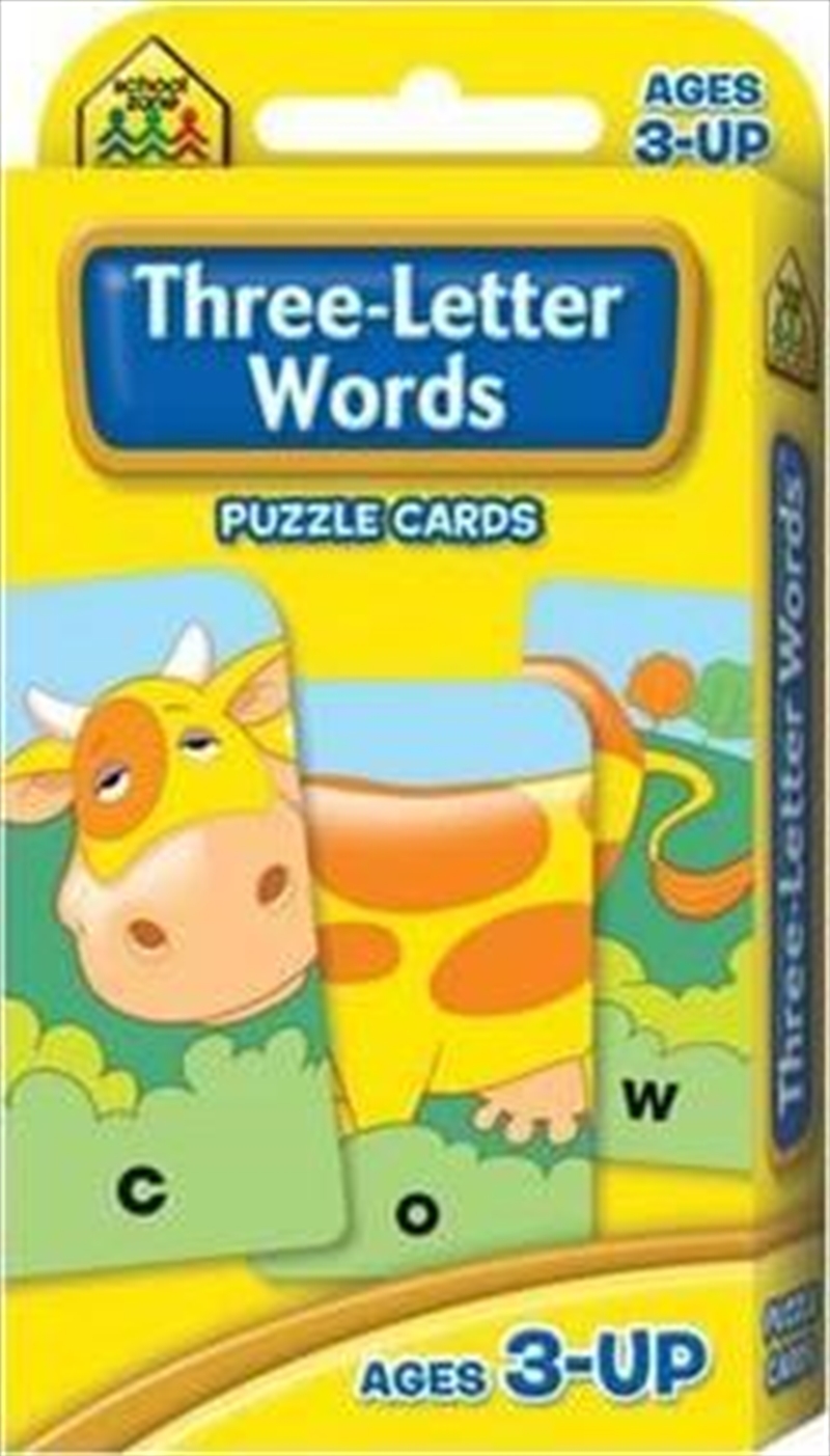 Buy School Zone Three Letter Words Puzzle Cards by Hinkler Books, Books ...