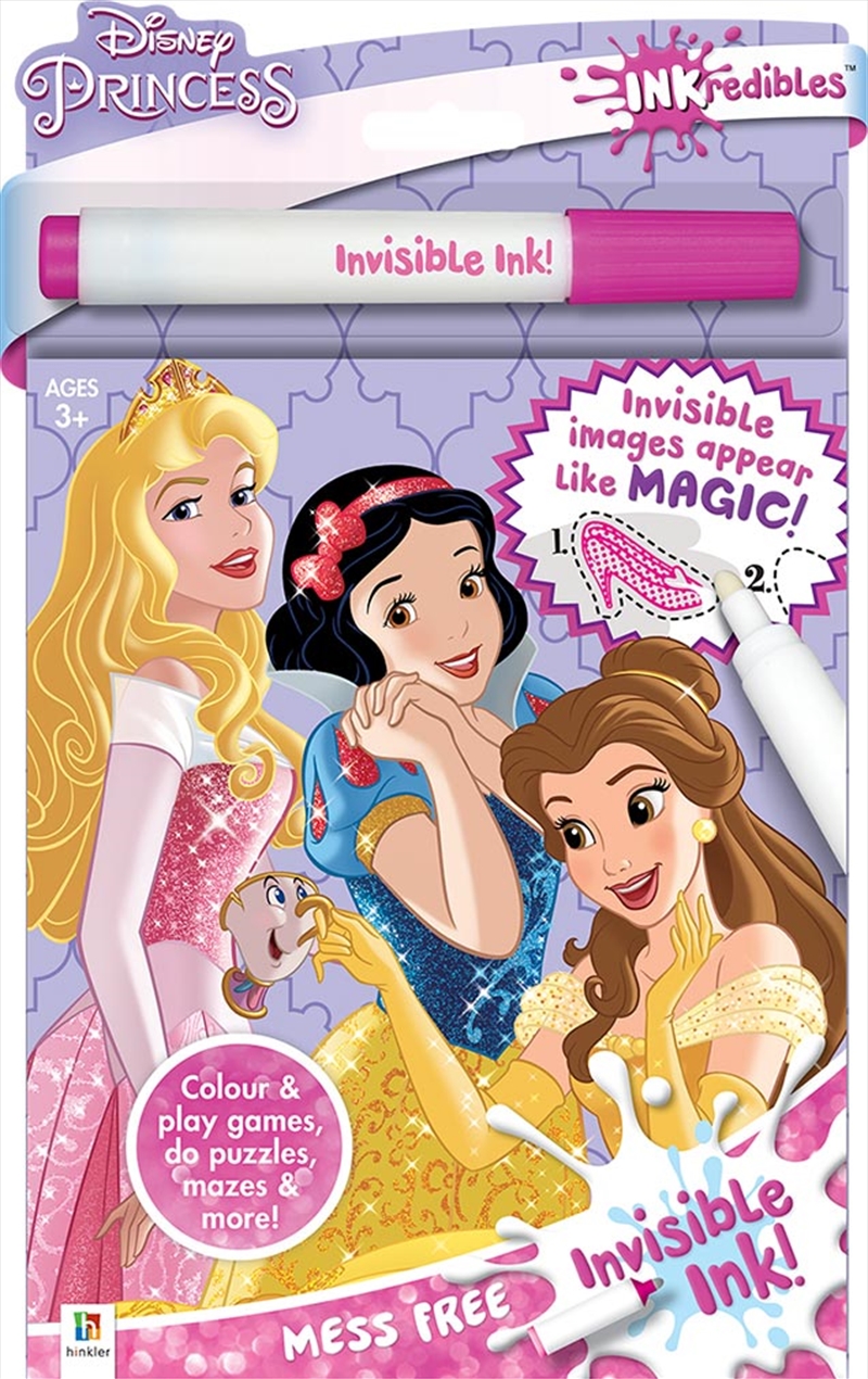 Buy Inkredibles Disney Princess Invisible Ink by Hinkler Books, Books ...