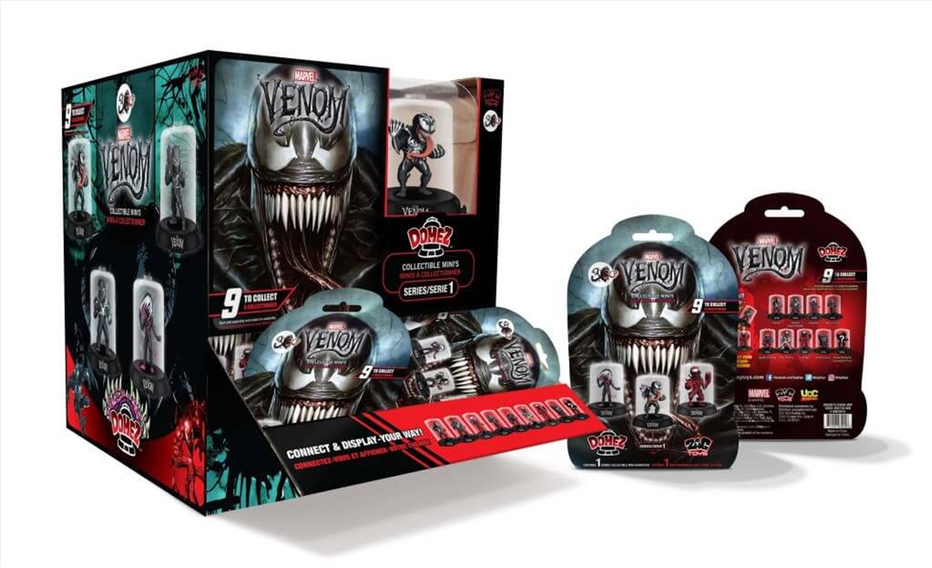 Buy DOMEZ Marvel Venom Domez Series 1 Collectable Mini Figures in ...