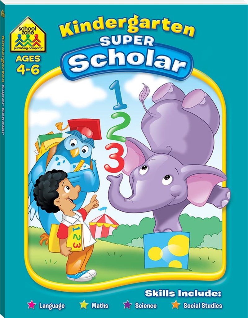 Buy School Zone Kindergarten Super Scholar by Hinkler Books, Books | Sanity