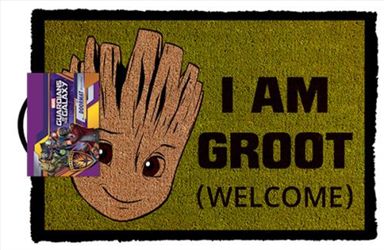 Buy Marvel Guardians Of The Galaxy - I Am Groot Doormat in Merchandise ...